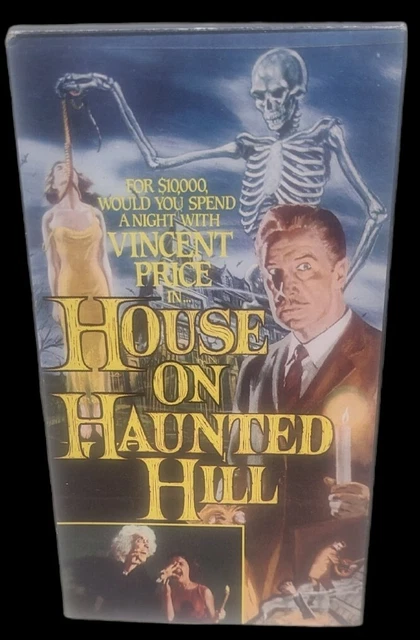 HOUSE ON HAUNTED Hill VHS Used Movie VCR Video Tape Vincent Price £4.91 ...