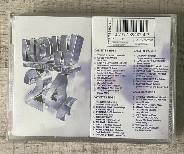 NOW THAT'S WHAT I Call Music Now 24 Various Artists Double Cassette ...