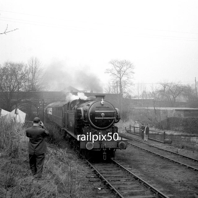 ORIGINAL LARGER RAILWAY NEGATIVE. 4.96. N2 class steam loco 4744 ...
