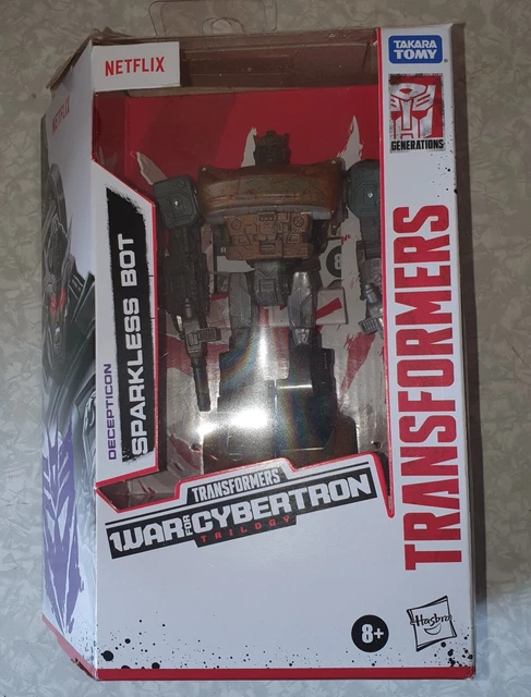 TRANSFORMERS SPARKLESS BOT Siege War For Cybertron Netflix WFC OPENED £ ...