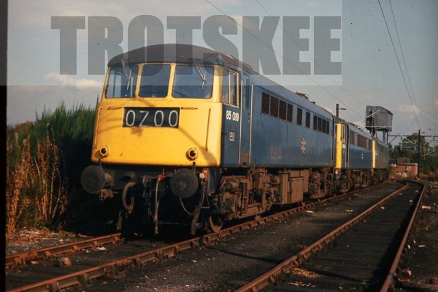 35MM SLIDE BR British Rail Electric Loco Class 85 85019 Allerton 1975 ...