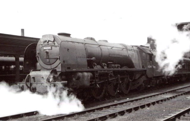 RAILWAY PHOTO BR Princess Coronation Class 4-6-2 No 46244 KING GEORGE ...