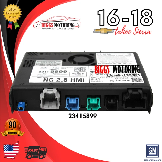 2016-2018 CHEVY TAHOE Sierra HMI Navigation Control Module 23415899 ...