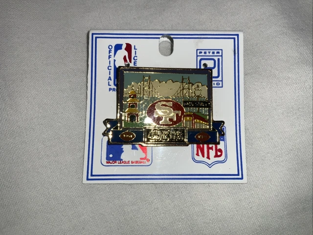 SAN FRANCISCO 49ERS Peter David Golden Gate Bridge Enamel Metal Lapel ...