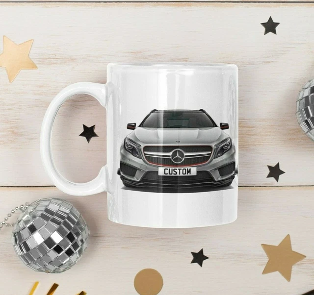 PERSONALISED NUMBER PLATE Mercedes Benz GLA 45 AMG Reg Coffee Mug ...