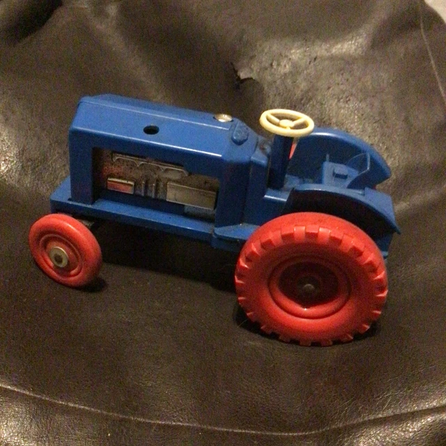 VINTAGE TRIANG RARE MINIC Farm Tractor FORDSON E1A style Clockwork No ...