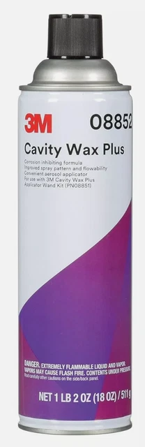 3M CAVITY WAX Plus Aerosol Spray, 08852, 18 fl oz, Self-Healing. $37.49 ...
