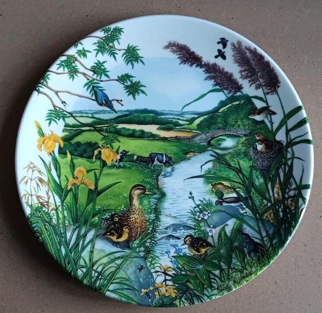 WEDGEWOOD CHINA PLATE x 2 By Colin Newman China “Meadows And ...