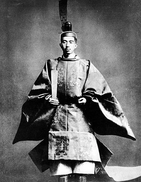 EMPEROR HIROHITO WEARING the sokutai ceremonial Kyoto 1928 OLD PHOTO ...