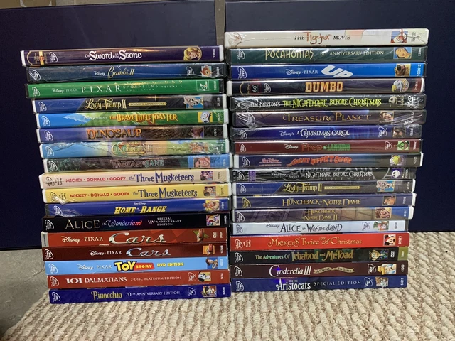 DISNEY MEGA 35 DVD Lot *Goofy*Hercules*Cars* Toy Story*UP*Dumbo*BRAND ...