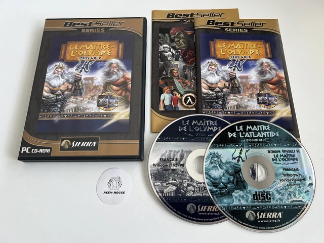 LE MAÎTRE DE L’Olympe Zeus Gold (Jeu + Extension Maître Atlantide ...