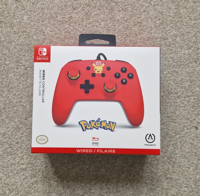 NEW POWERA WIRED Controller for Nintendo Switch Pikachu # 25 Pokemon £ ...