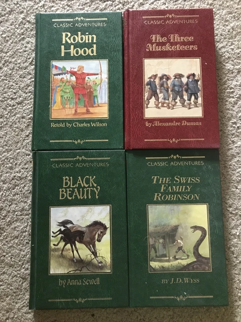 THE CLASSIC ADVENTURE Series Fabbri 4 Hardback Childrens Books ...