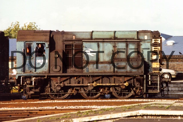 UK DIESEL TRAIN Railway Photograph Of Class 08 08523. Rm08-144 £1.70 ...