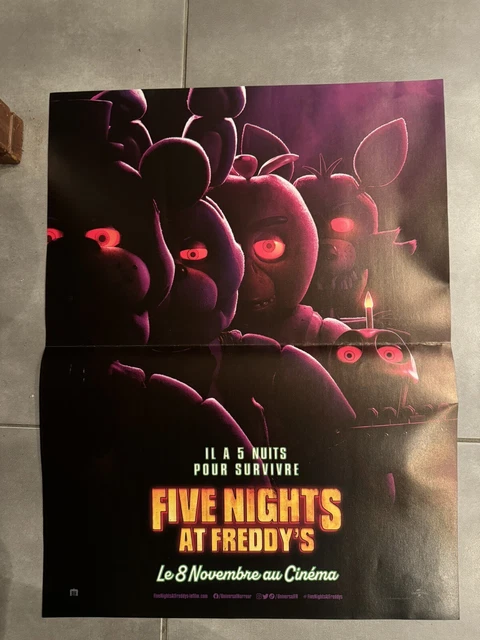 FIVE NIGHTS AT Freddy's Affiche Poster Film 2023 Poster Gaming FNAF EUR 5,99 - PicClick FR