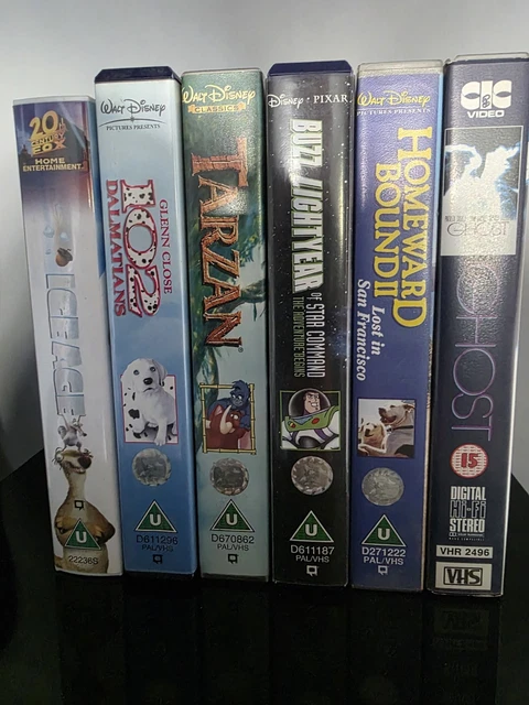 VHS BUNDLE - Retro Movies - Disney - Swayze - Video Tapes £2.24 ...