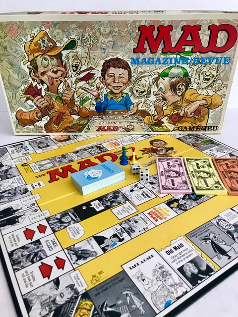 VINTAGE 1979 THE MAD Magazine Board Game | by Parker Brothers | 100% ...