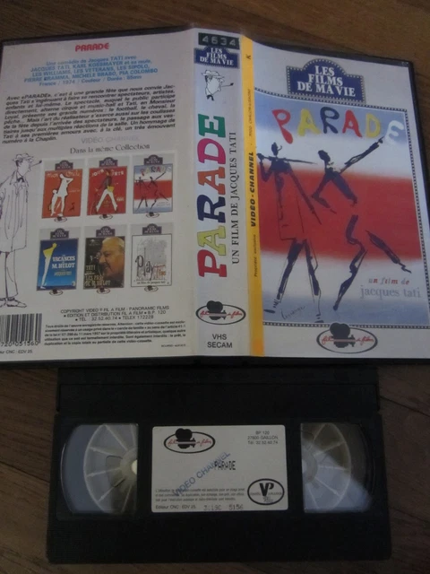 PARADE DE JACQUES Tati, VHS Fil à Film, Comédie, RARE!!! EUR 10,00 ...