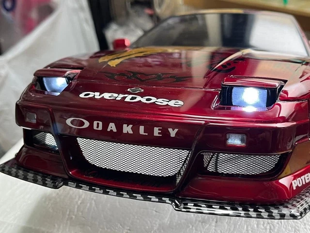 ADDICTION NISSAN 180SX Spirit Rei Painted Body Only RC Drift LED £183. ...