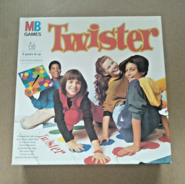 MB GAMES TWISTER Vintage 1996 Game Party Family Fun Retro Mat Spin ...