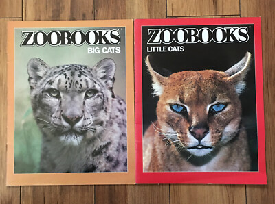 ZOOBOOKS LITTLE CATS And Big cats, October 1988 & June 1987 £6.55 ...