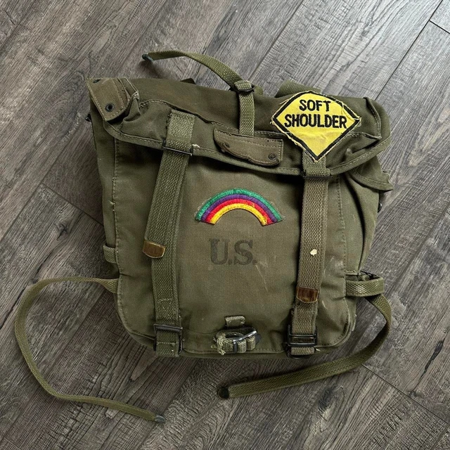 RARE VINTAGE 40S 1944 US Military Army WW2 Pack Field Pack Combat ...