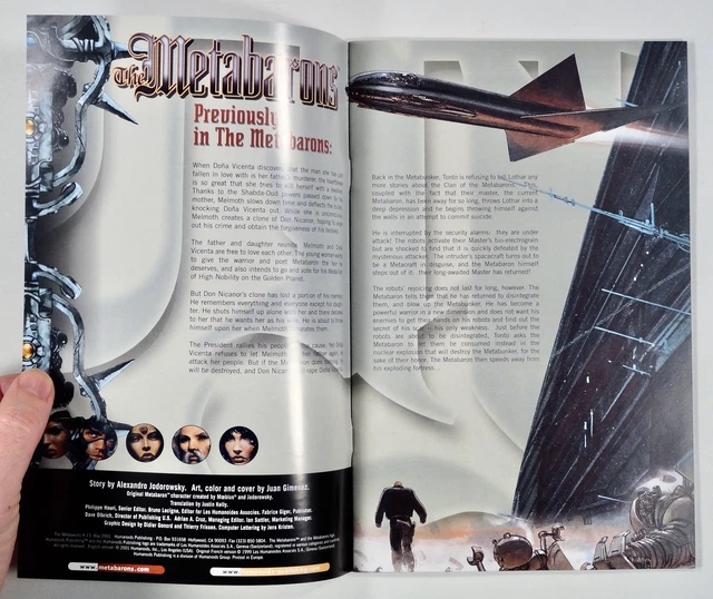 2001 HUMANOIDS PUBLISHING THE METABARONS #13 Jodorowsky & Gimenez euro ...