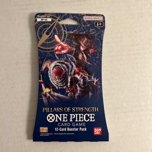 OP03 ONE PIECE Pillars of Strength OP-03 English Sleeved Booster Pack ...