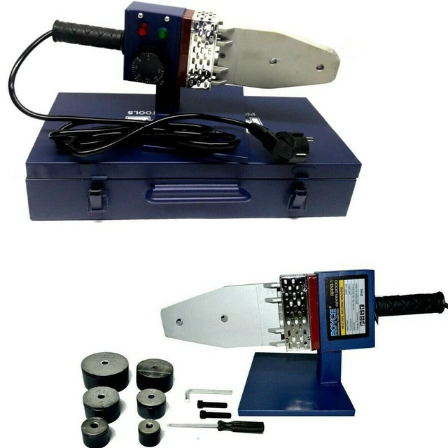 POLYFUSOR LÖTKOLBEN 800W 6 Matrizen Zum Schweissen Von Rohren ...