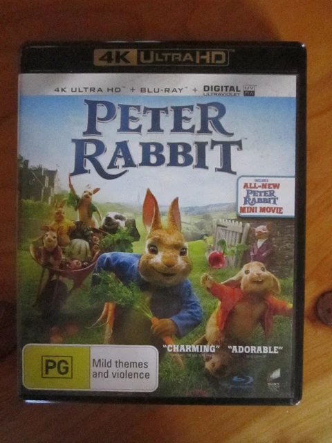 DVD BLU-RAY 4K Peter Rabbit 2 Disc Like New ** Great * EUR 6,11 ...
