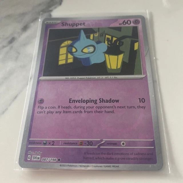 POKÉMON CARD SHUPPET 087/198 Rev Holo Common Scarlet And Violet $2.50 ...