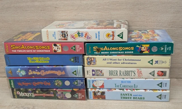 CLASSIC 90S/00S FAMILY Christmas Films VHS Job Lot: Sing-Along Songs ...