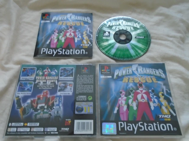 POWER RANGERS LIGHTSPEED Rescue PS1 (COMPLETE) Sony PlayStation black label rare £19.95 ...