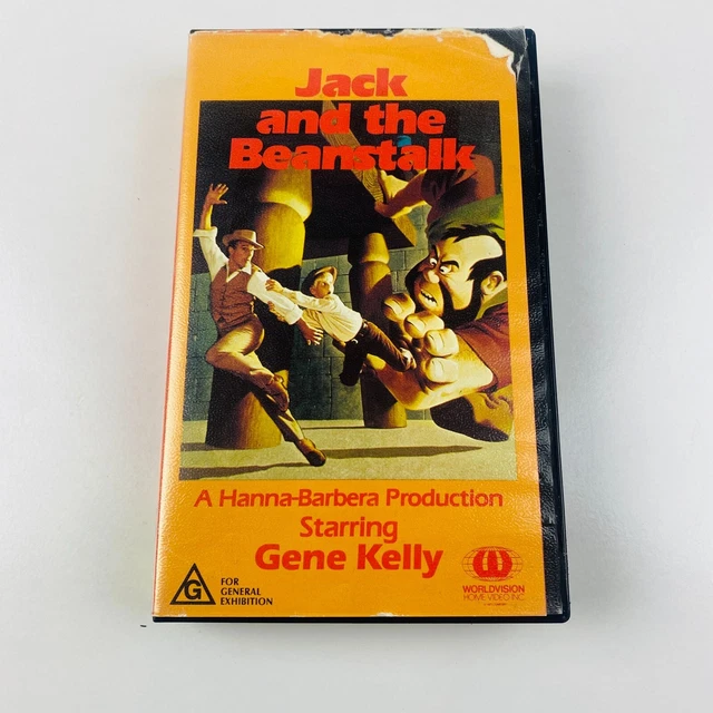 HANNA-BARBERA ~ JACK and the BEANSTALK GENE KELLY PAL VHS VIDEO $40.00 ...