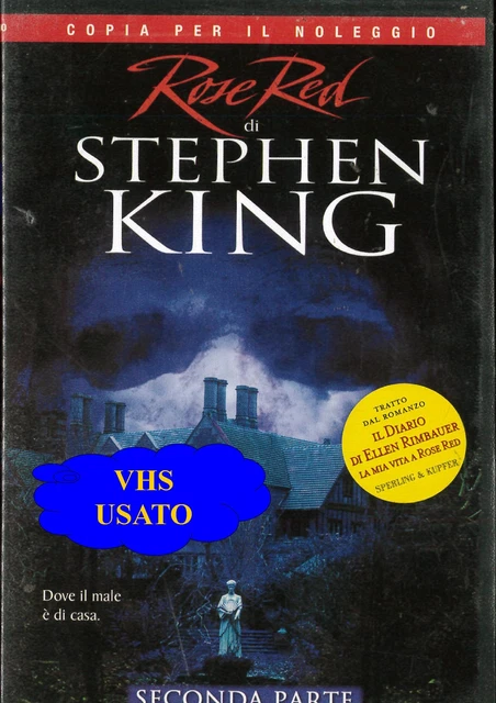 ROSE RED 2 Di Stephen King - Vhs Ex Noleggio Horror EUR 19,99 - PicClick IT