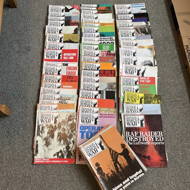 PURNELL'S HISTORY OF the Second World War Magazine Collection Bundle ...