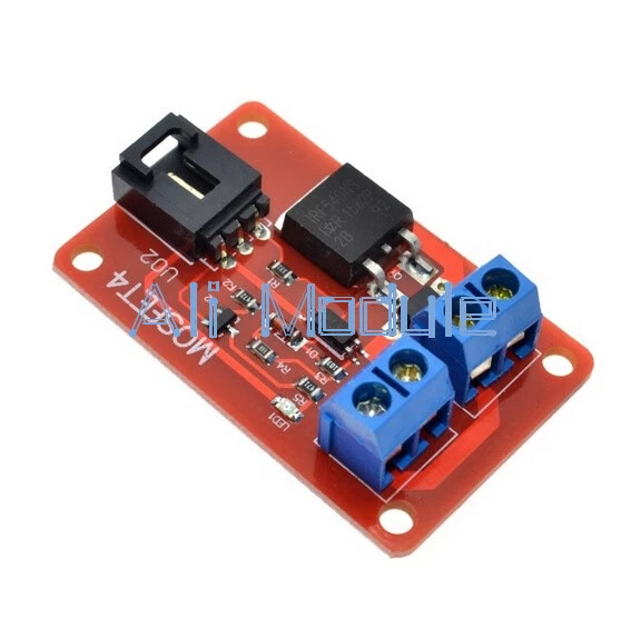 NEUF 1 CANAL 1 route bouton MOSFET IRF540 + module de commutation ...