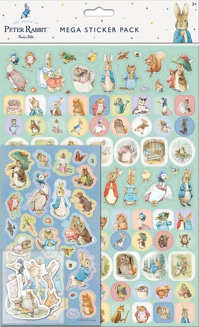 PETER RABBIT MEGA Pack Stickers over 130 Stickers Official licensed ...