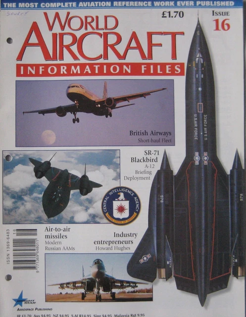 WORLD AIRCRAFT INFORMATION Files Issue 16 Lockheed SR-71 Blackbird ... WORLD AIRCRAFT INFORMATION Files Issue 16 Lockheed SR-71 Blackbird ...