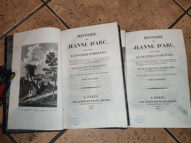 HISTOIRE DE JEANNE D'Arc, Le Brun De Charmettes, 1817, Tomes 3 Et 4 ...