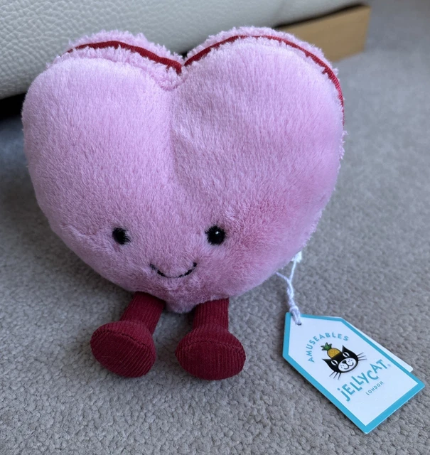 OFFICIAL JELLYCAT SOFT Toy ~ Colette Heart Macaron New collection ...