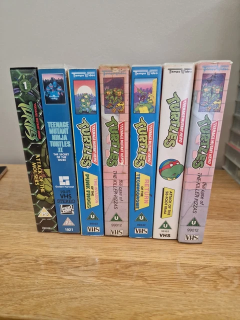 TEENAGE MUTANT NINJA Turtles VHS Bundle TMNT 7 Tapes £49.99 - PicClick UK