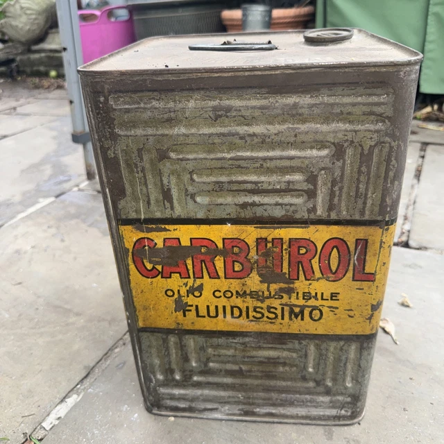 SHELL CARBUROL Vintage Oil Can 1950s £182.70 - PicClick UK