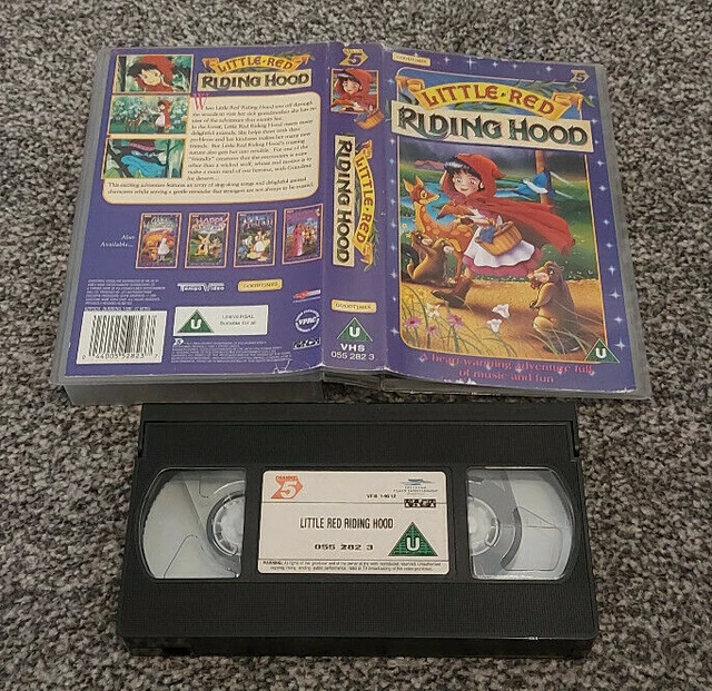 LITTLE RED RIDING Hood Channel 5 Pal Vhs Video Kids Children EUR 5,18 ...