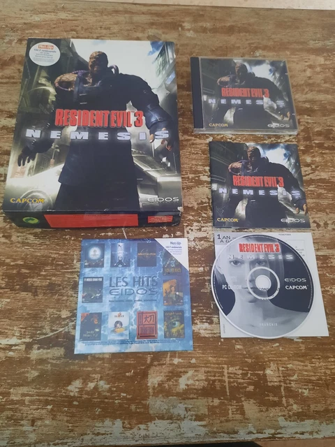 RESIDENT EVIL 3 Nemesis de Eidos/Capcom (PC CD-ROM) Caja Grande - Rara ...