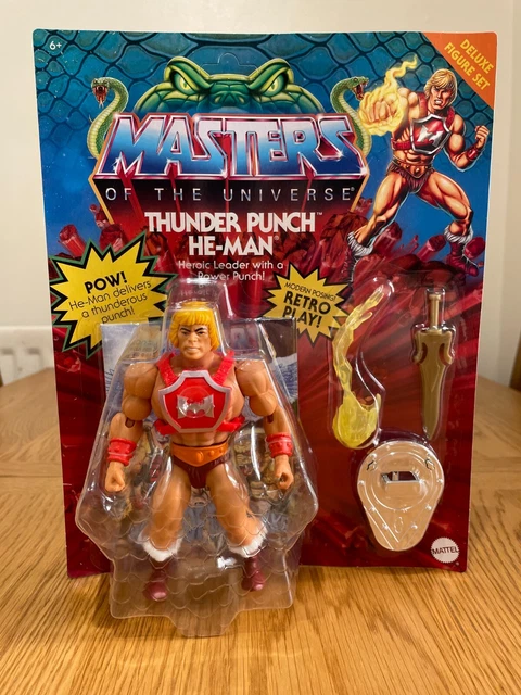 MASTERS OF THE Universe Origins THUNDER PUNCH HE-MAN Deluxe Action ... MASTERS OF THE Universe Origins THUNDER PUNCH HE-MAN Deluxe Action ...