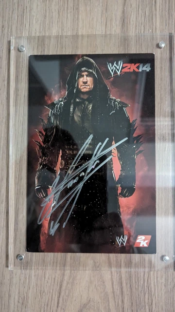 AUTOGRAPHE WWE UNDERTAKER signature dédicace auto no panini PSA EUR 70 ...