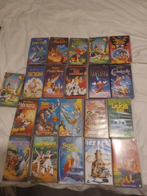 DISNEY VHS BUNDLE Of 21 Including 3x Black Diamond £69.00 - PicClick UK
