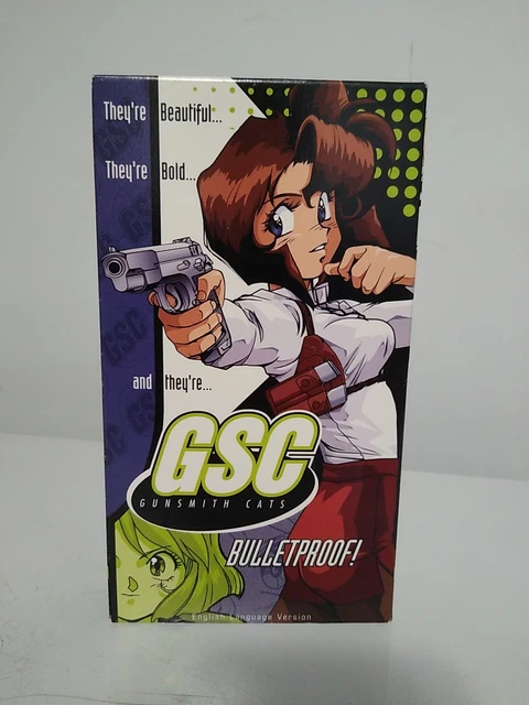 Gunsmith Cats Anime Vhs Chapter English Language Version Girls Guns ...