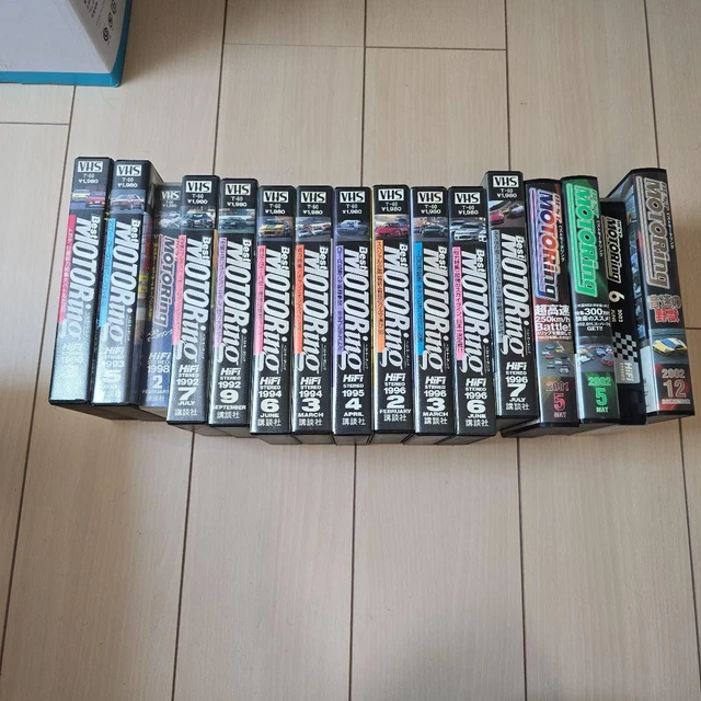 BEST MOTORING VHS 15-Volume Car Battle Series, Japan, 1990-2002 Used £ ...